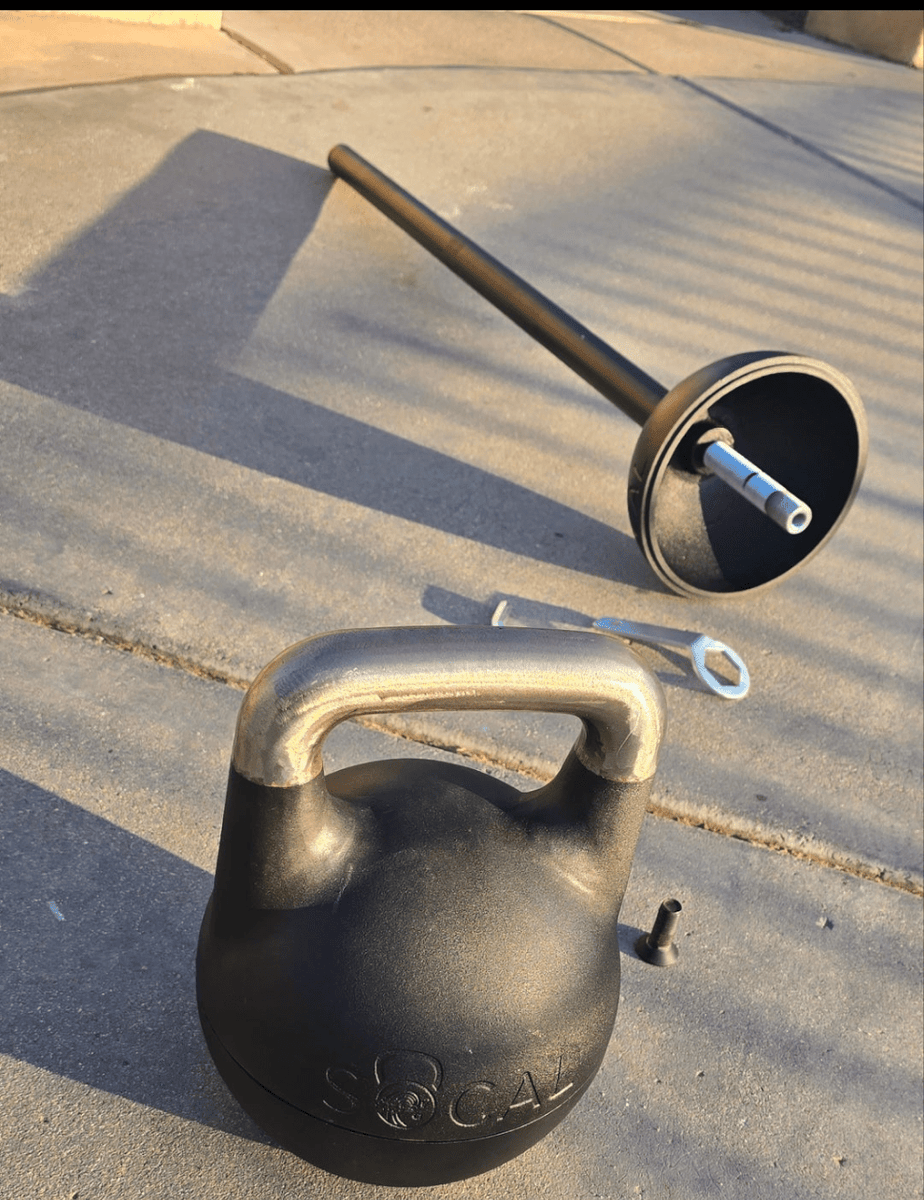 Adjustable Mace Handle for use with 12-32 kg Adjustable Competition Ke ...